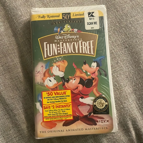 Disney | Other | Walt Disneys Fun And Fancy Free Vhs | Poshmark